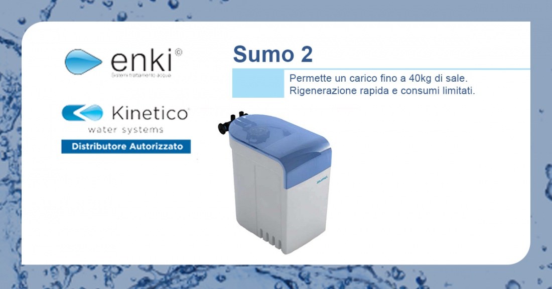 Addolcitore trattamento acqua Sumo 2 | Enki Water | Kinetico